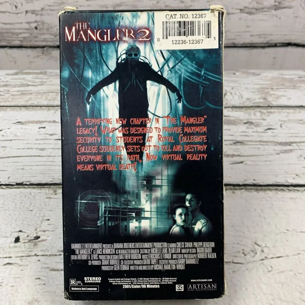 Media | The Mangler 2 201 Vhs Horror Movie Lance Henriksen Artisan ...
